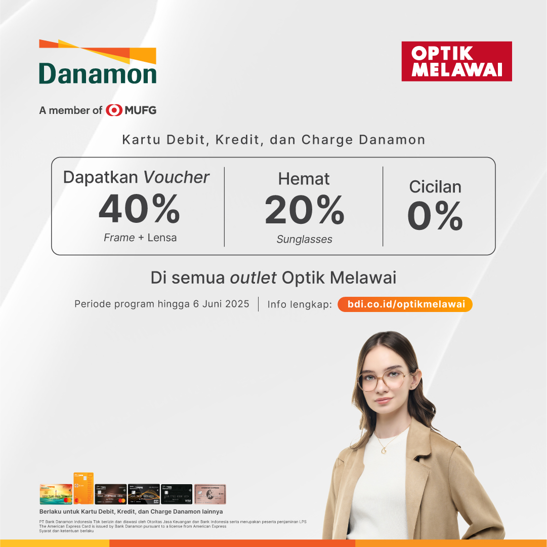 Voucher Up to 40% with Danamon Card